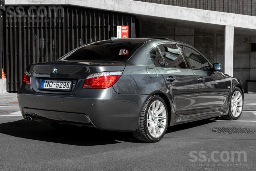 Pelēks BMW 525 2008 Rīga, ar dzinēja tilpumu 3.00 L un nobraukumu 299 tūkst. km par 6990 €, foto 5 vietnē AUTOMOTO.COM.LV