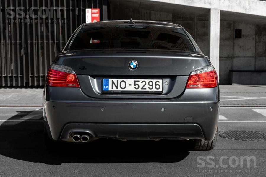 Pelēks BMW 525 2008 Rīga, ar dzinēja tilpumu 3.00 L un nobraukumu 299 tūkst. km par 6990 €, foto 7 vietnē AUTOMOTO.COM.LV