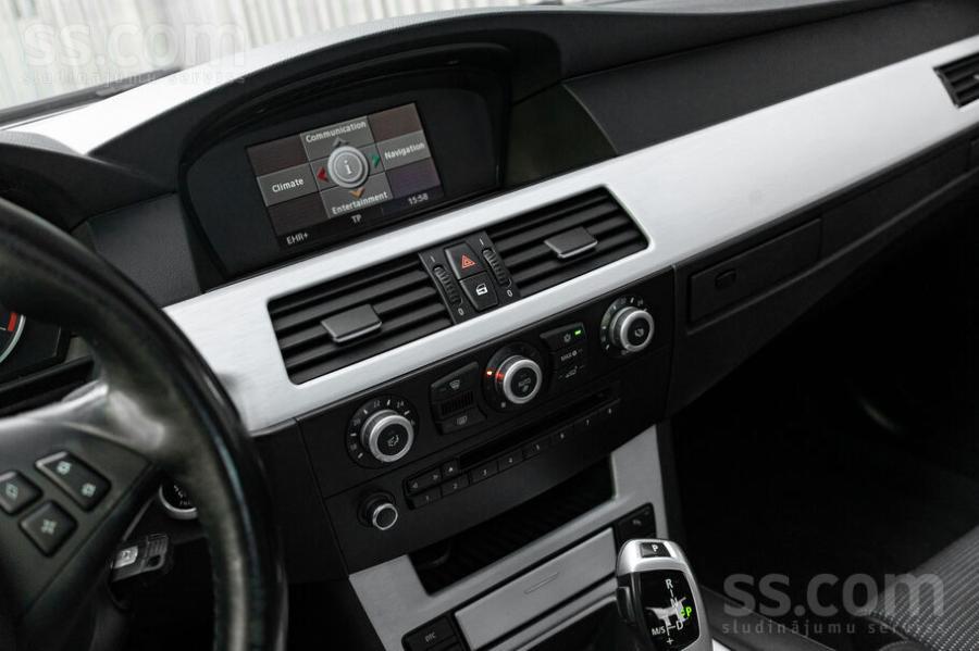 Pelēks BMW 525 2008 Rīga, ar dzinēja tilpumu 3.00 L un nobraukumu 299 tūkst. km par 6990 €, foto 11 vietnē AUTOMOTO.COM.LV