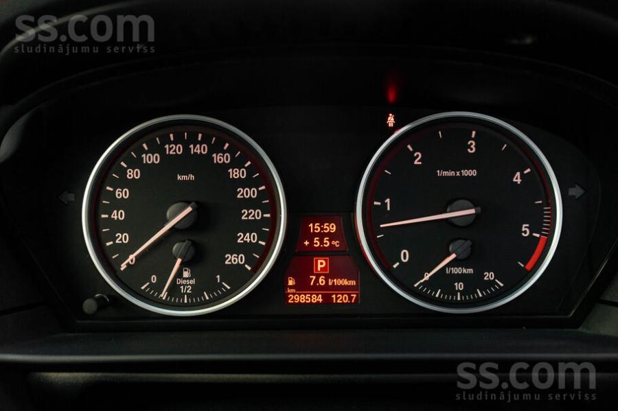 Pelēks BMW 525 2008 Rīga, ar dzinēja tilpumu 3.00 L un nobraukumu 299 tūkst. km par 6990 €, foto 16 vietnē AUTOMOTO.COM.LV