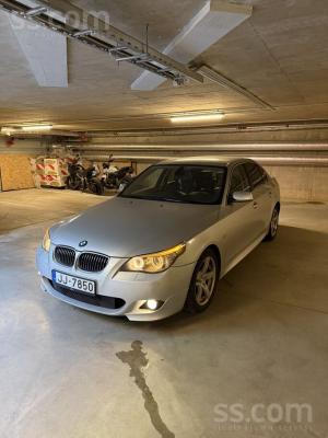 Grey BMW 525 2008 in Riga, with an engine capacity of 3.00 L and mileage of 285 thousand km for 7000 €, photo  on AUTOMOTO.COM.LV