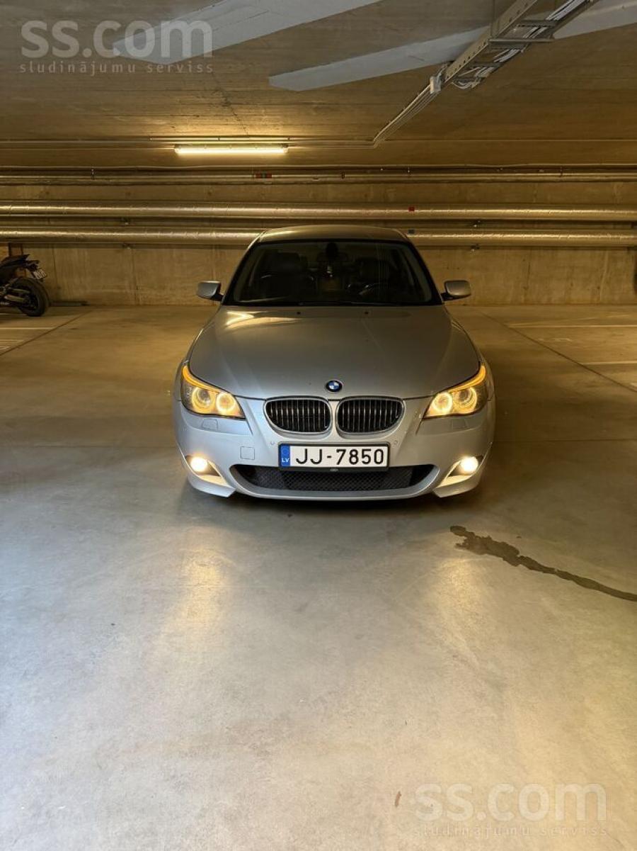 Grey BMW 525 2008 in Riga, with an engine capacity of 3.00 L and mileage of 285 thousand km for 7000 €, photo 5 on AUTOMOTO.COM.LV