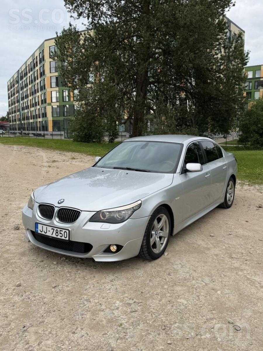 Grey BMW 525 2008 in Riga, with an engine capacity of 3.00 L and mileage of 285 thousand km for 7000 €, photo 8 on AUTOMOTO.COM.LV