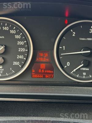 Grey BMW 525 2008 in Riga, with an engine capacity of 3.00 L and mileage of 285 thousand km for 5900 €, photo 12 on AUTOMOTO.COM.LV