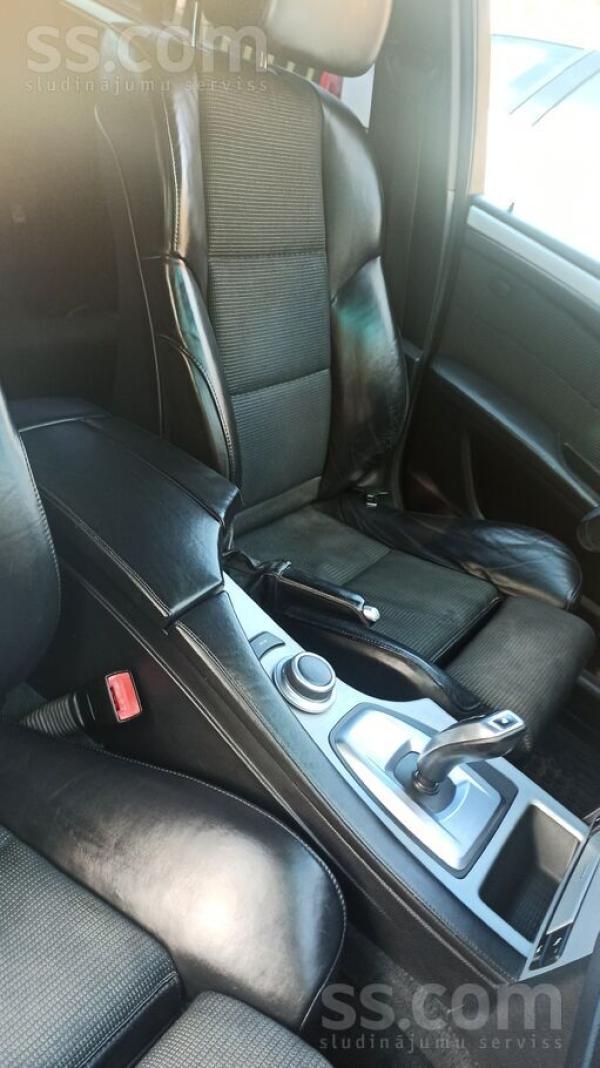 Pelēks BMW 525 2008 Jelgava, ar dzinēja tilpumu 3.00 L un nobraukumu 338 tūkst. km par 7500 €, foto 6 vietnē AUTOMOTO.COM.LV