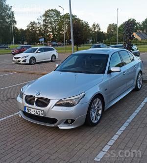Серый БМВ 525 2008 в Елгава, объемом двигателя 3.00 л и пробегом 349 тыс. км за 7500 €, фото  на AUTOMOTO.COM.LV