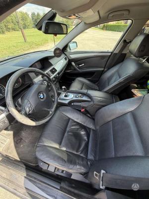 Pelēks BMW 525 2008 Šauļi, ar dzinēja tilpumu 2.99 L un nobraukumu 313 tūkst. km par 4100 €, foto 6 vietnē AUTOMOTO.COM.LV