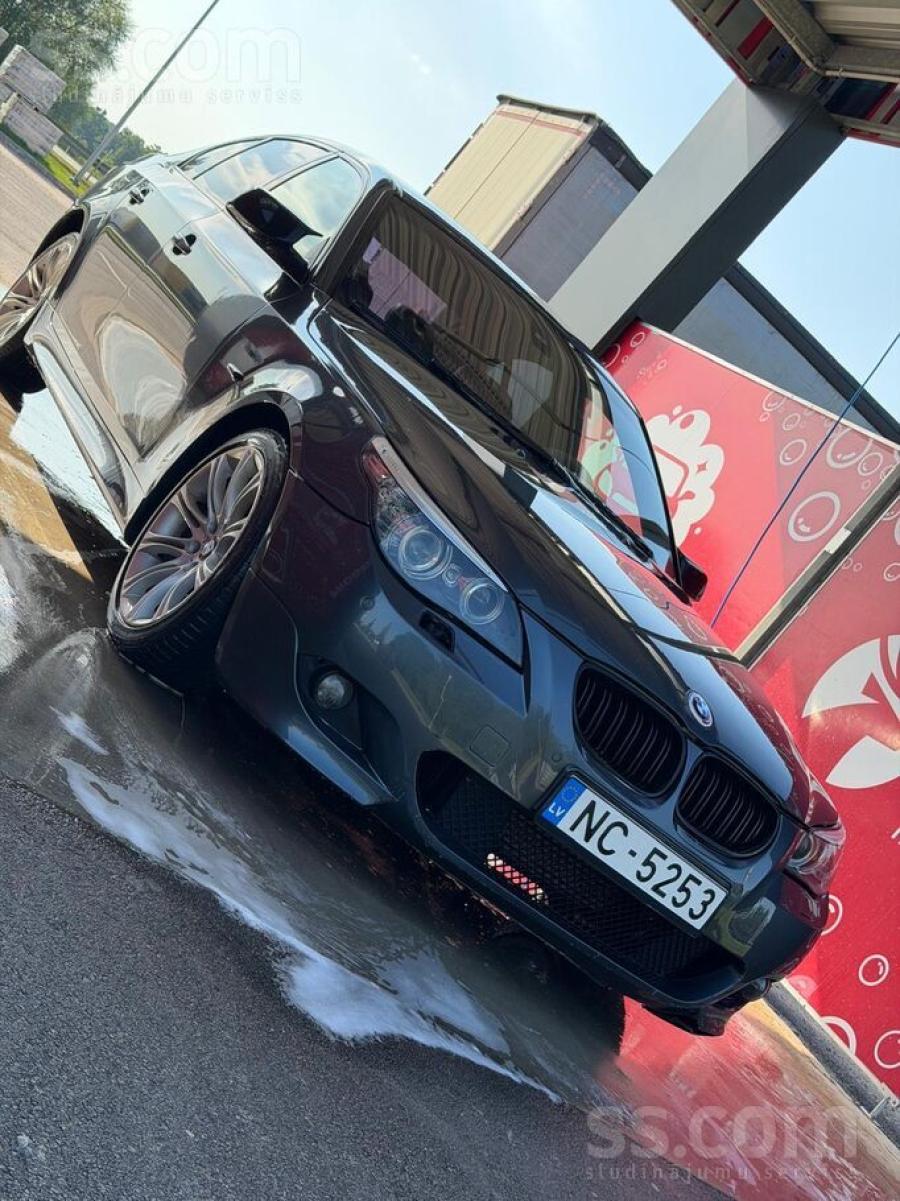 Pelēks BMW 525 2008 Rīga, ar dzinēja tilpumu 3.00 L un nobraukumu 356 tūkst. km par 5299 €, foto 1 vietnē AUTOMOTO.COM.LV