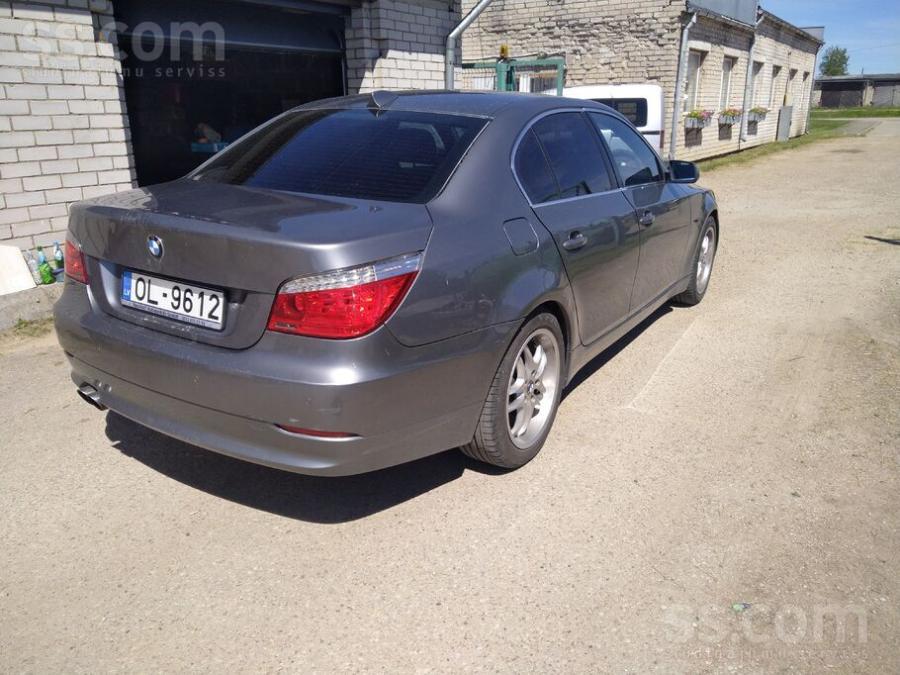 Pelēks BMW 525 2009 Talsi, ar dzinēja tilpumu 2.50 L un nobraukumu 245 tūkst. km par 4500 €, foto 5 vietnē AUTOMOTO.COM.LV
