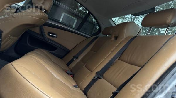 Pelēks BMW 525 2009 Rīga, ar dzinēja tilpumu 3.00 L un nobraukumu 377 tūkst. km par 2650 €, foto 8 vietnē AUTOMOTO.COM.LV