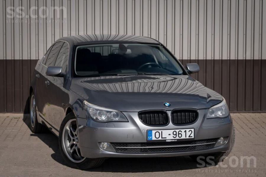 Grey BMW 525 2009 in Talsi, with an engine capacity of 3.00 L and mileage of 242 thousand km for 5590 €, photo 1 on AUTOMOTO.COM.LV