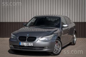 Grey BMW 525 2009 in Talsi, with an engine capacity of 3.00 L and mileage of 242 thousand km for 5590 €, photo 4 on AUTOMOTO.COM.LV