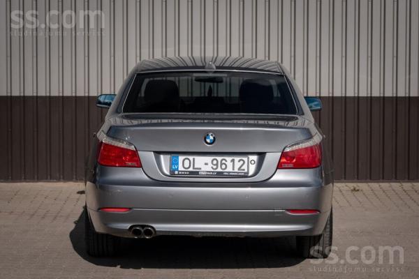 Grey BMW 525 2009 in Talsi, with an engine capacity of 3.00 L and mileage of 242 thousand km for 5590 €, photo 5 on AUTOMOTO.COM.LV