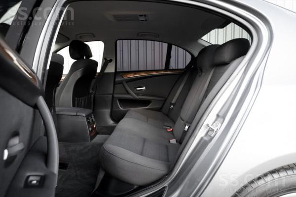 Grey BMW 525 2009 in Talsi, with an engine capacity of 3.00 L and mileage of 242 thousand km for 5590 €, photo 10 on AUTOMOTO.COM.LV
