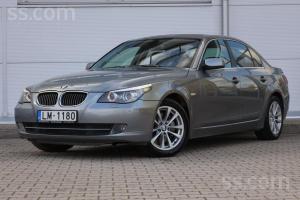 Grey BMW 525 2009 in Riga, with an engine capacity of 3.00 L and mileage of 470 thousand km for 5495 €, photo  on AUTOMOTO.COM.LV