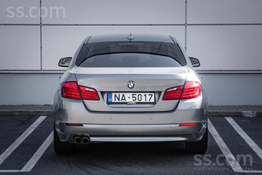 Pelēks BMW 525 2010 Rīga, ar dzinēja tilpumu 3.00 L un nobraukumu 353 tūkst. km par 9500 €, foto 6 vietnē AUTOMOTO.COM.LV