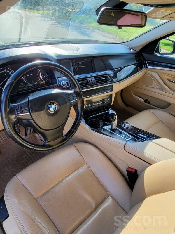 Grey BMW 525 2010 in Kuldiga, with an engine capacity of 3.00 L and mileage of 412 thousand km for 7999 €, photo 10 on AUTOMOTO.COM.LV