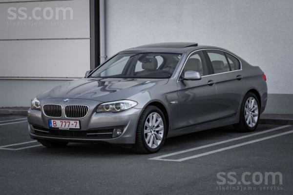 Pelēks BMW 525 2011 Rīga, ar dzinēja tilpumu 2.00 L un nobraukumu 289 tūkst. km par 9250 €, foto 1 vietnē AUTOMOTO.COM.LV