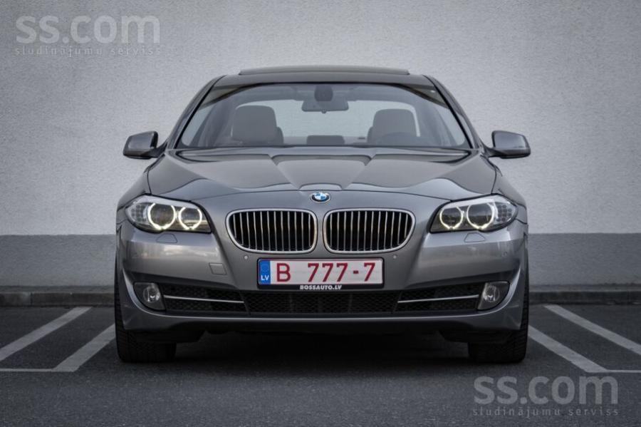 Grey BMW 525 2011 in Riga, with an engine capacity of 2.00 L and mileage of 289 thousand km for 9250 €, photo 3 on AUTOMOTO.COM.LV