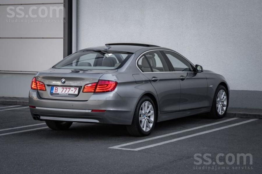 Grey BMW 525 2011 in Riga, with an engine capacity of 2.00 L and mileage of 289 thousand km for 9250 €, photo 5 on AUTOMOTO.COM.LV