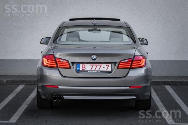 Pelēks BMW 525 2011 Rīga, ar dzinēja tilpumu 2.00 L un nobraukumu 289 tūkst. km par 9250 €, foto 5 vietnē AUTOMOTO.COM.LV