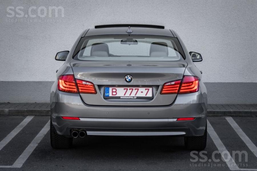 Grey BMW 525 2011 in Riga, with an engine capacity of 2.00 L and mileage of 289 thousand km for 9250 €, photo 6 on AUTOMOTO.COM.LV