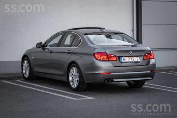 Pelēks BMW 525 2011 Rīga, ar dzinēja tilpumu 2.00 L un nobraukumu 289 tūkst. km par 9250 €, foto 6 vietnē AUTOMOTO.COM.LV