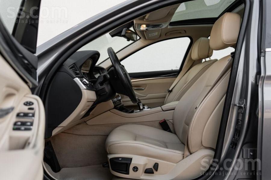 Grey BMW 525 2011 in Riga, with an engine capacity of 2.00 L and mileage of 289 thousand km for 9250 €, photo 9 on AUTOMOTO.COM.LV