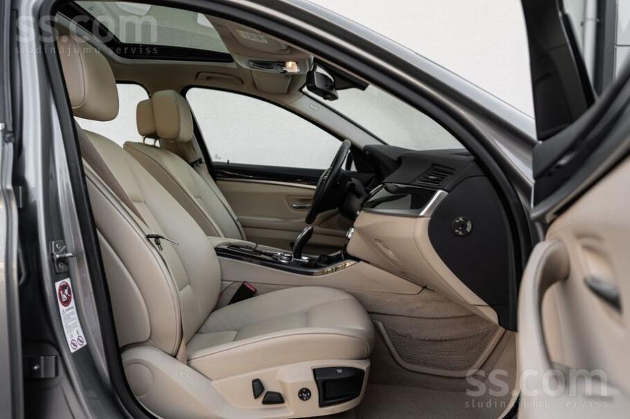 Grey BMW 525 2011 in Riga, with an engine capacity of 2.00 L and mileage of 289 thousand km for 9250 €, photo 10 on AUTOMOTO.COM.LV