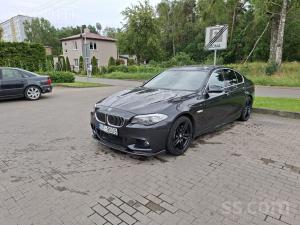 Grey BMW 525 2011 in Jurmala, with an engine capacity of 3.00 L and mileage of 203 thousand km for 12500 €, photo  on AUTOMOTO.COM.LV