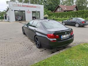 Grey BMW 525 2011 in Jurmala, with an engine capacity of 3.00 L and mileage of 203 thousand km for 12500 €, photo 4 on AUTOMOTO.COM.LV