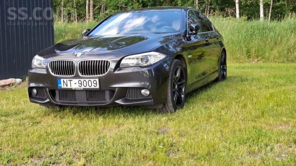 Grey BMW 525 2011 in Jurmala, with an engine capacity of 3.00 L and mileage of 203 thousand km for 12500 €, photo 2 on AUTOMOTO.COM.LV