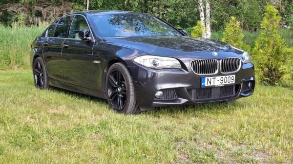 Grey BMW 525 2011 in Jurmala, with an engine capacity of 3.00 L and mileage of 203 thousand km for 12500 €, photo 4 on AUTOMOTO.COM.LV