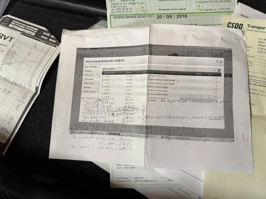 Серый БМВ 525 2011 в Юрмала, объемом двигателя 3.00 л и пробегом 324 тыс. км за 7995 €, фото 35 на AUTOMOTO.COM.LV