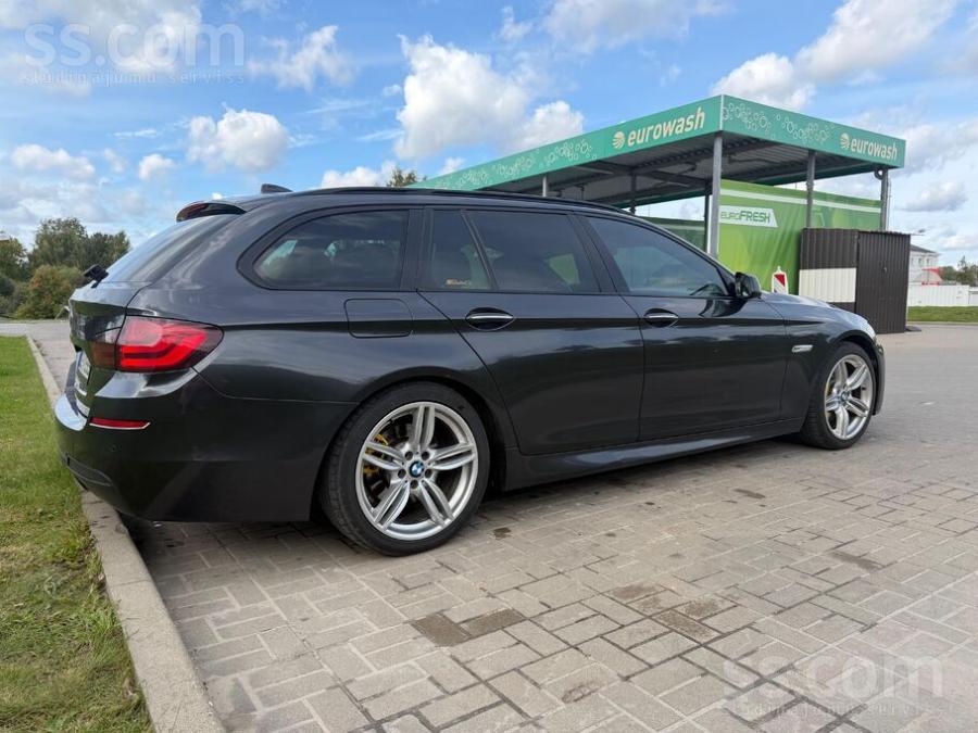 Grey BMW 525 2011 in Rezekne, with an engine capacity of 3.00 L and mileage of 376 thousand km for 10500 €, photo 6 on AUTOMOTO.COM.LV