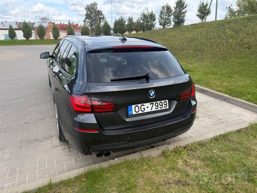 Grey BMW 525 2011 in Rezekne, with an engine capacity of 3.00 L and mileage of 376 thousand km for 10500 €, photo 8 on AUTOMOTO.COM.LV