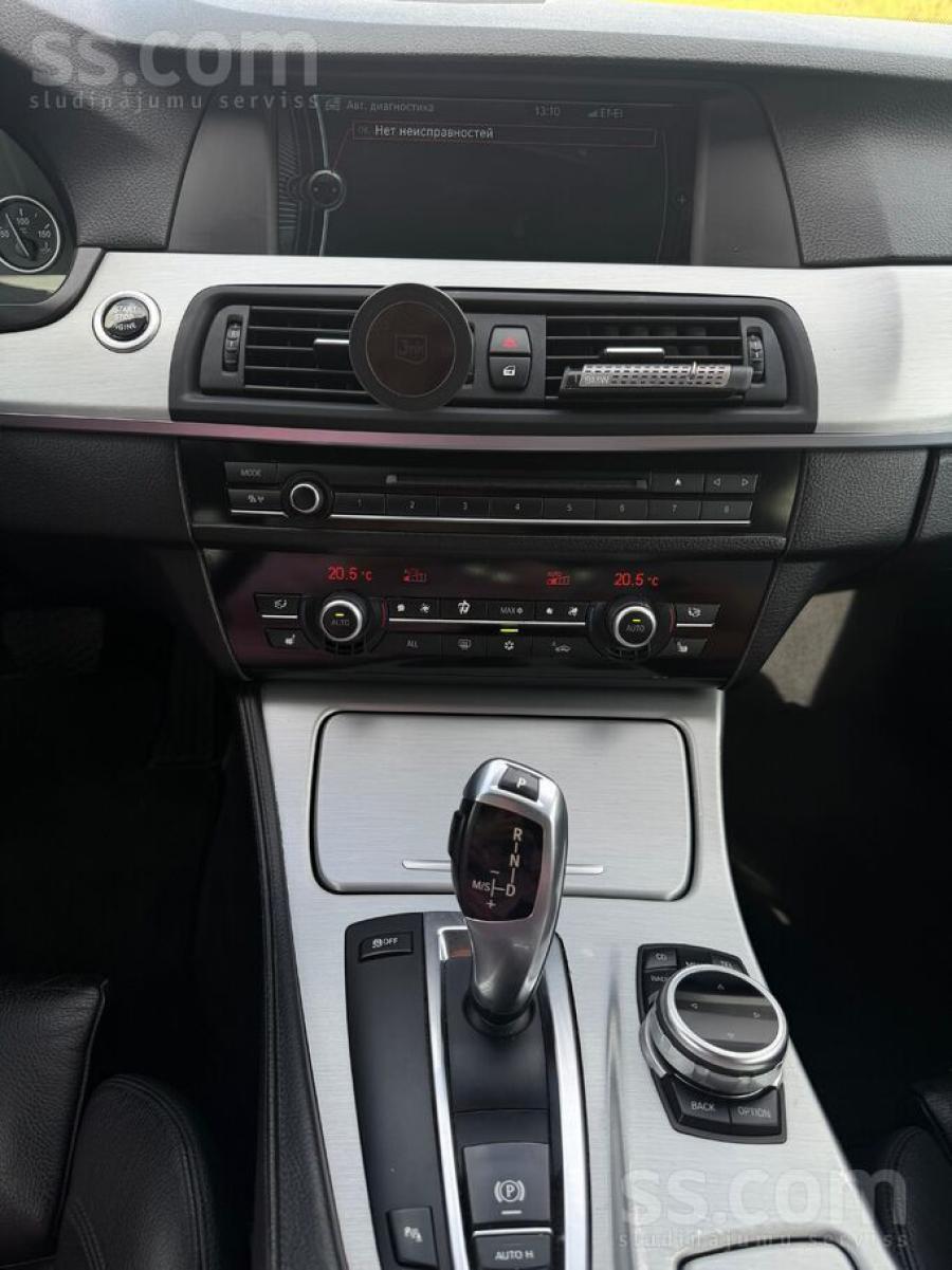 Grey BMW 525 2011 in Rezekne, with an engine capacity of 3.00 L and mileage of 376 thousand km for 10500 €, photo 11 on AUTOMOTO.COM.LV