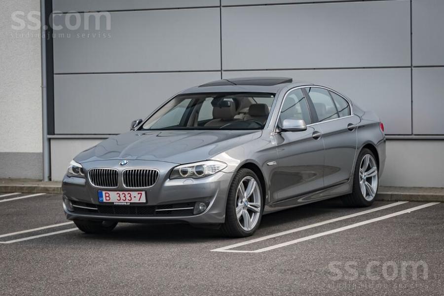 Pelēks BMW 525 2011 Rīga, ar dzinēja tilpumu 3.00 L un nobraukumu 289 tūkst. km par 8650 €, foto 1 vietnē AUTOMOTO.COM.LV