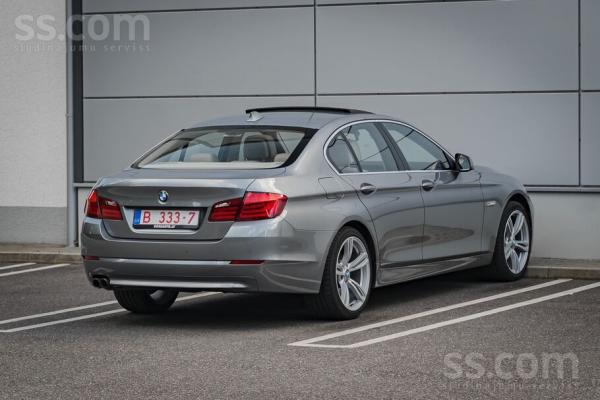Pelēks BMW 525 2011 Rīga, ar dzinēja tilpumu 3.00 L un nobraukumu 289 tūkst. km par 8650 €, foto 5 vietnē AUTOMOTO.COM.LV