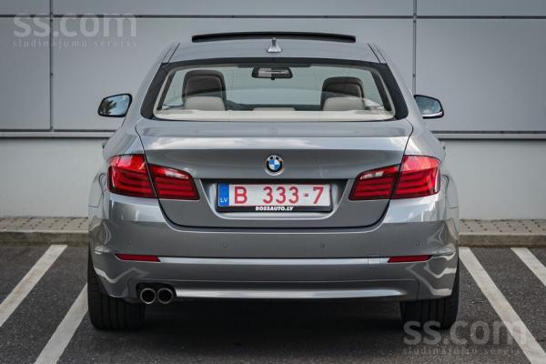 Pelēks BMW 525 2011 Rīga, ar dzinēja tilpumu 3.00 L un nobraukumu 289 tūkst. km par 8650 €, foto 6 vietnē AUTOMOTO.COM.LV