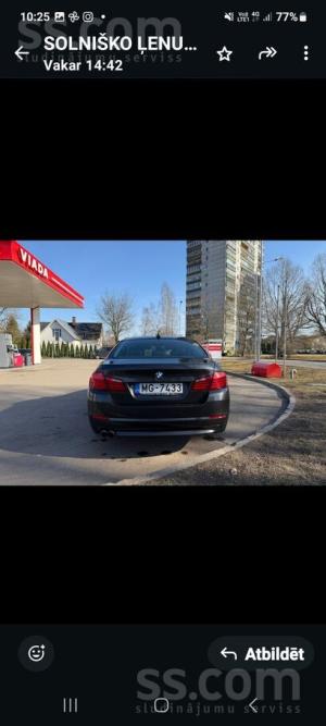 Grey BMW 525 2012 in Jurmala, with an engine capacity of 2.00 L and mileage of 237 thousand km for 10200 €, photo 8 on AUTOMOTO.COM.LV