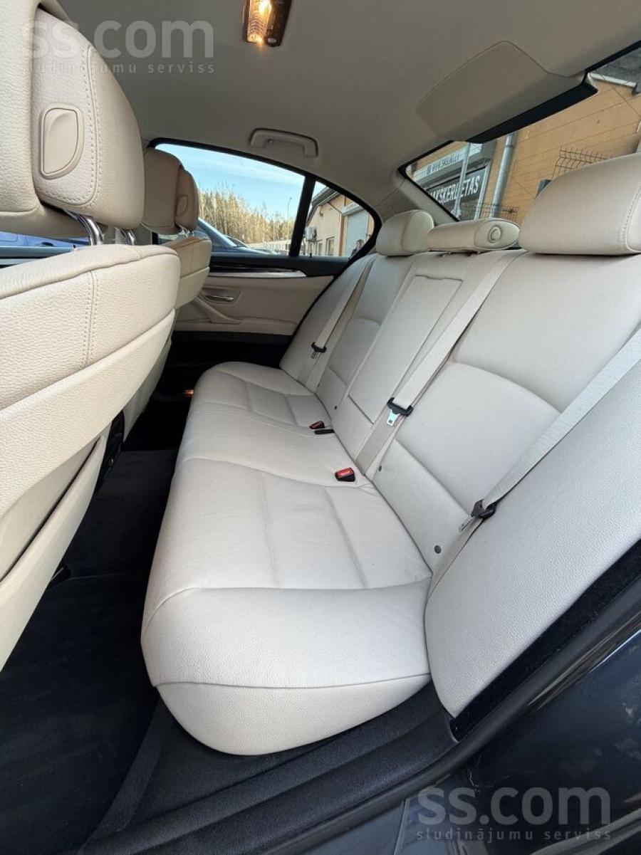 Pelēks BMW 525 2012 Rīga, ar dzinēja tilpumu 2.00 L un nobraukumu 116 tūkst. km par 11390 €, foto 9 vietnē AUTOMOTO.COM.LV