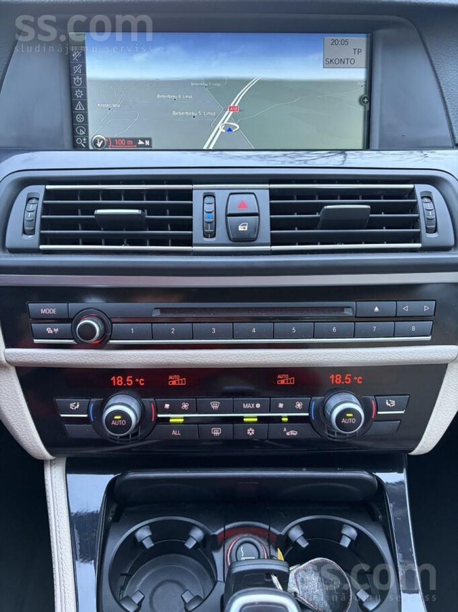 Pelēks BMW 525 2012 Rīga, ar dzinēja tilpumu 2.00 L un nobraukumu 116 tūkst. km par 11390 €, foto 13 vietnē AUTOMOTO.COM.LV