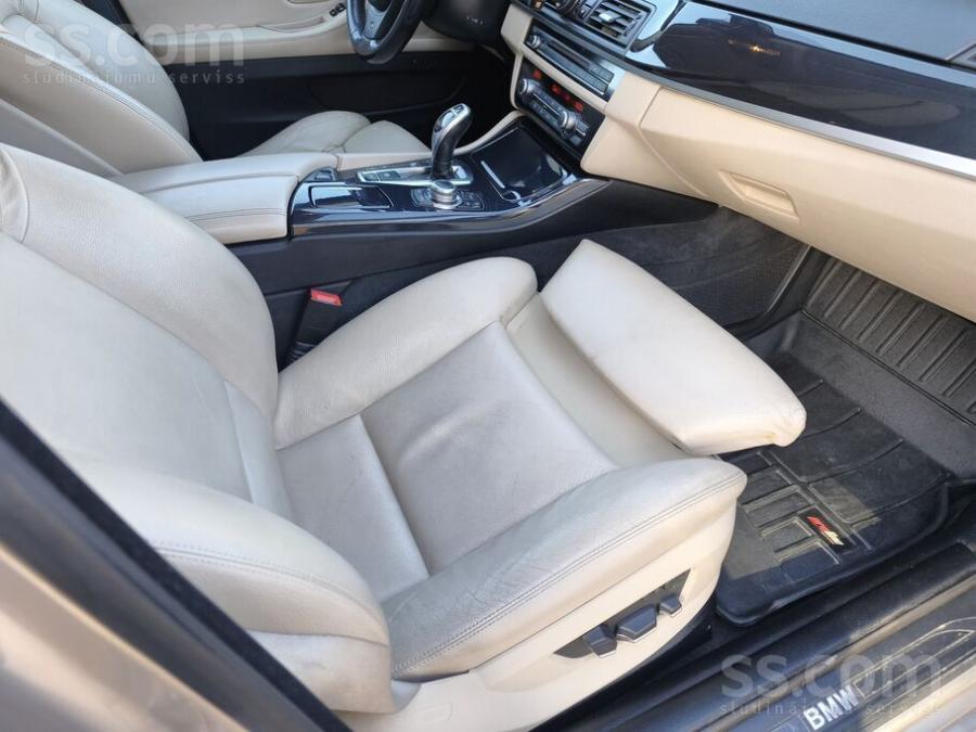 Grey BMW 525 2012 in Cesis, with an engine capacity of 2.00 L and mileage of 334 thousand km for 10900 €, photo 16 on AUTOMOTO.COM.LV