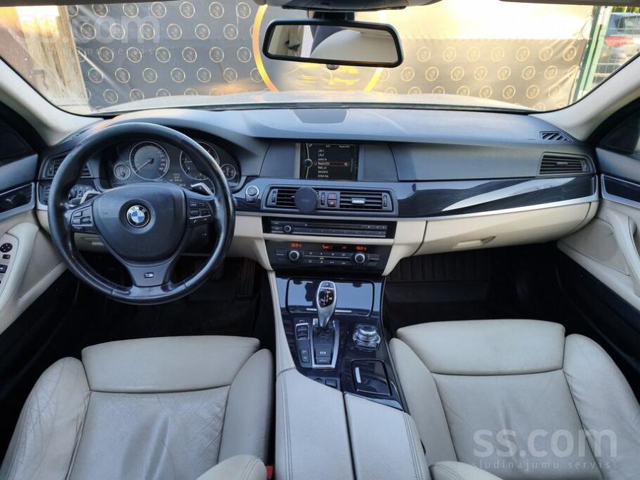 Grey BMW 525 2012 in Cesis, with an engine capacity of 2.00 L and mileage of 334 thousand km for 10900 €, photo 17 on AUTOMOTO.COM.LV