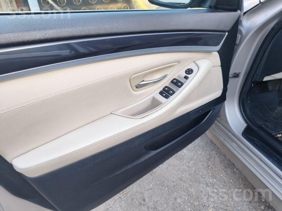 Grey BMW 525 2012 in Cesis, with an engine capacity of 2.00 L and mileage of 334 thousand km for 10900 €, photo 18 on AUTOMOTO.COM.LV