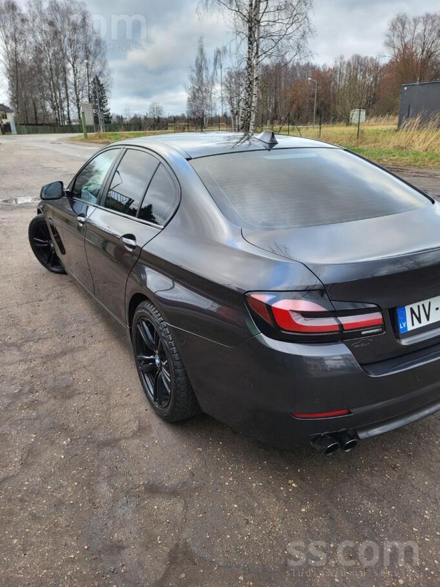 Grey BMW 525 2013 in Bauska, with an engine capacity of 2.00 L and mileage of 335 thousand km for 10500 €, photo 3 on AUTOMOTO.COM.LV