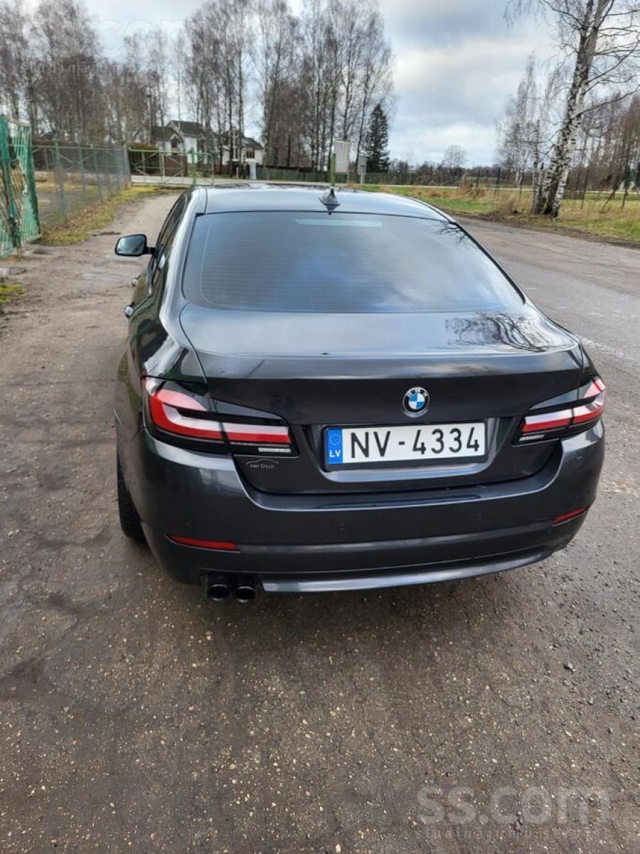 Grey BMW 525 2013 in Bauska, with an engine capacity of 2.00 L and mileage of 335 thousand km for 10500 €, photo 5 on AUTOMOTO.COM.LV