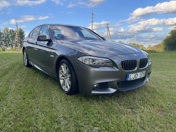 Pelēks BMW 525 2013 Biržai, ar dzinēja tilpumu 2.00 L un nobraukumu 357 tūkst. km par 8900 €, foto 1 vietnē AUTOMOTO.COM.LV