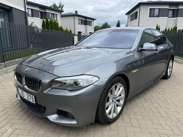Pelēks BMW 525 2013 Viļņa, ar dzinēja tilpumu 2.00 L un nobraukumu 338 tūkst. km par 9850 €, foto 7 vietnē AUTOMOTO.COM.LV